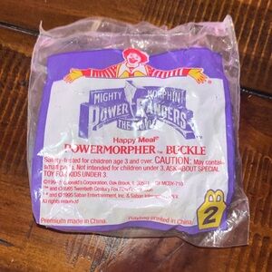 McDonald's | Toys | New Vintage Mighty Morphin Power Rangers Belt ...